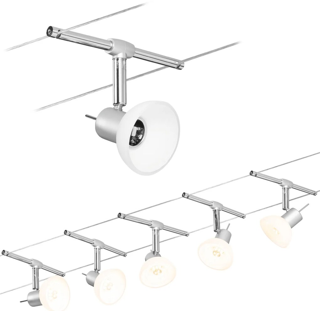Paulmann 94136 Sheela, lankový systém max 5x10W LED 12V, 500cm