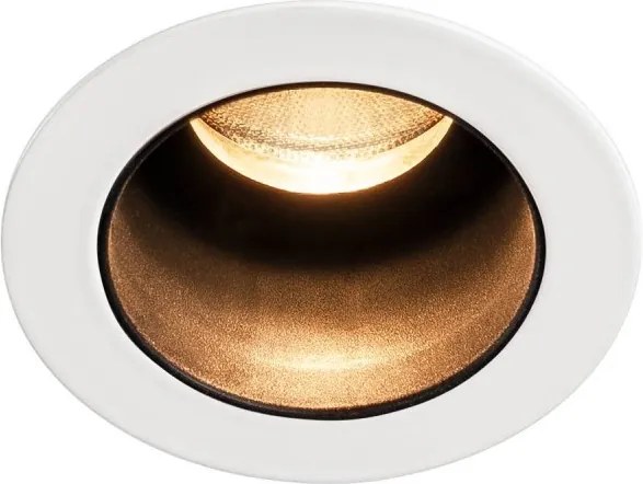TRITON MINI DL, LED svítidlo k zabudování do stropu, černá / bílá, 3000K, 15° - BIG WHITE