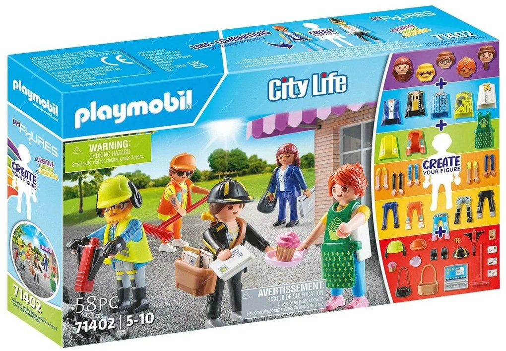 Playmobil Playmobil My Figures 71402 Život ve městě
