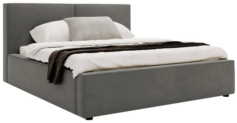 Čalouněná manželská postel s úložným prostorem Sokoz, Rozměr postele: 160 x 200 cm, Potahy: Manila 37
