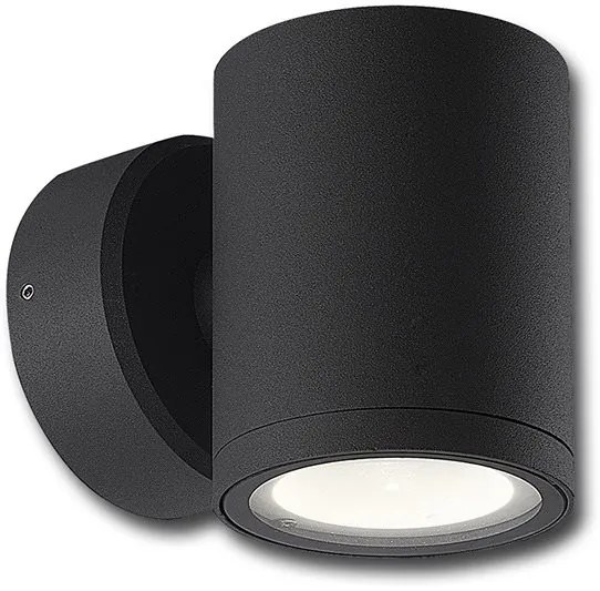 Led světlo mcled led svítidlo verona r, 7w, 3000k, ip65, černá barva