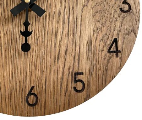 Dřevěné hodiny na zeď – moderní design I SENTOP MAS002-A-akcia20