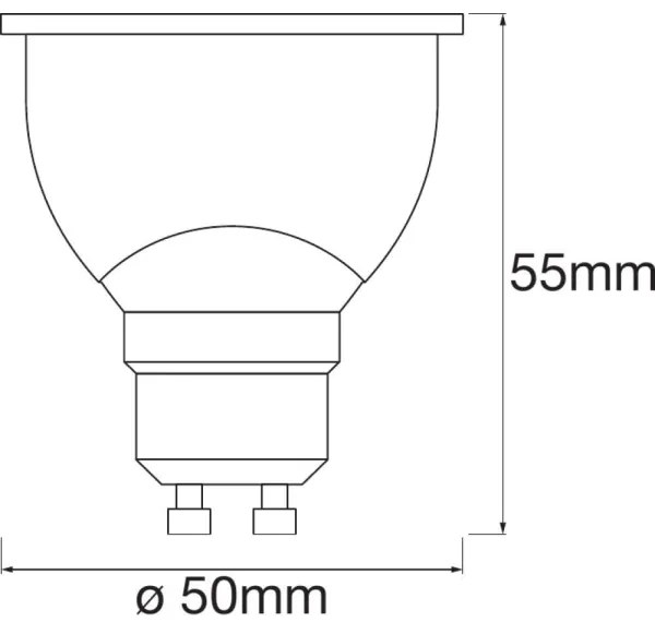 SADA 3x LED Stmívatelná žárovka SMART+ GU10/5W/230V 2700K-6500K - Ledvance