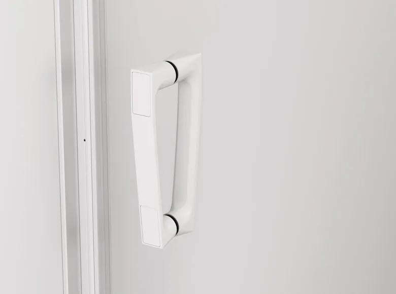 Sanswiss CADURA CA13 jednokřídlé sprchové dveře 110 cm Profil: Bílá, Sklo: Shade 68