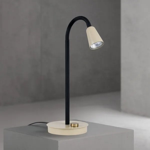 Orion - Stmívatelná flexibilní stolní lampa DOTTY 1xGU10/10W/230V béžová/černá