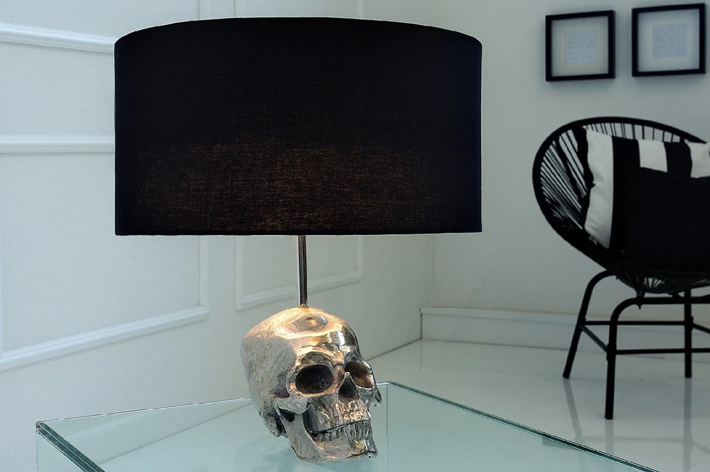 Noble Home Stolní lampa Skullo, 44 cm