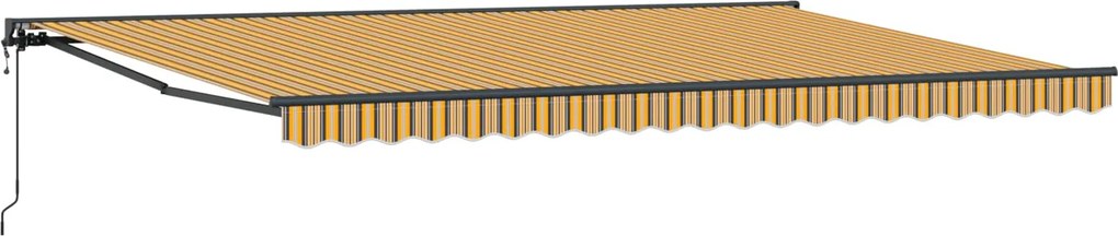 Rám markýzy Žlutá a Šedá 500 × 300 cm 3331314
