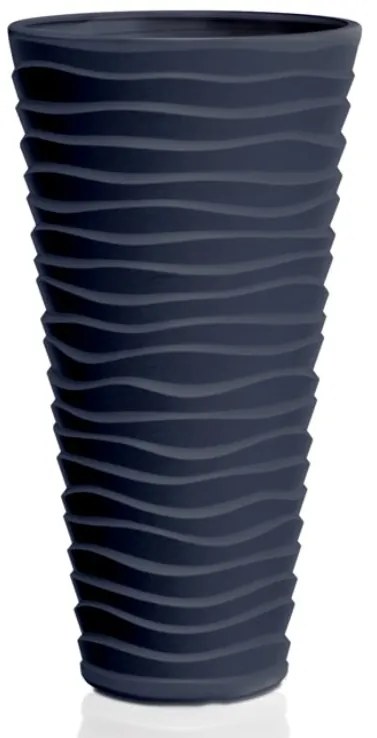 PROSPERPLAST Květináč - SAND SLIM Průměr: 30 cm, Barva: šedá