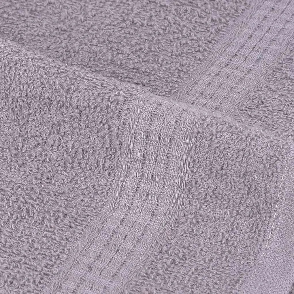 Ručníky pro hosty FROGN 10 ks šedé 30x50 cm 360 g/m² 136829