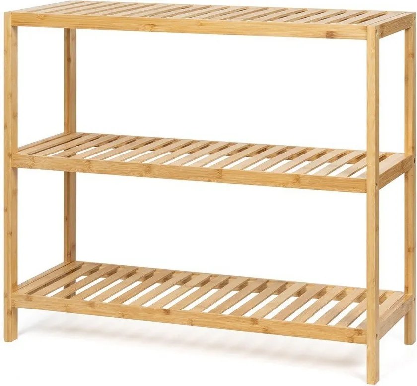 Bambusový koupelnový regál v přírodní barvě 69x60 cm Skaren – Bonami Essentials
