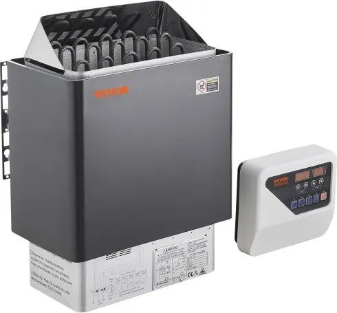 8 kW elektrický saunový topný kamna Digitální ovladač pro domácí lázně 8-12 m³