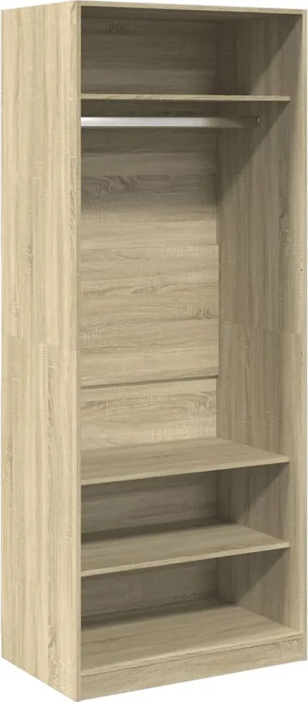 Šatní skříň dub sonoma 80 x 50 x 200 cm kompozitní dřevo 3307695