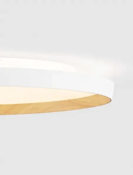 LED stmívatelné bílé designové stropní svítidlo Vomos