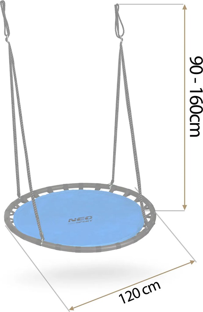 Hnízdová houpačka Neo-Sport Swingo 120 cm