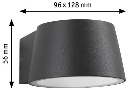 Paulmann 94713 - LED/6W IP44 Venkovní nástěnné svítidlo CAPERA 230V
