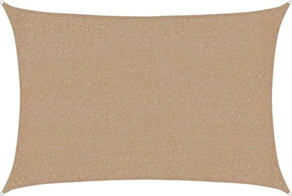 Stínící plachta 160 g/m² taupe 2 x 2,5 m HDPE 311391