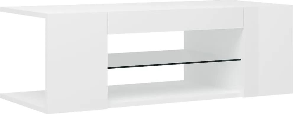 vidaXL TV skříňka s LED osvětlením 90 x 39 x 30 cm [804244] Barva: Betonová šedá