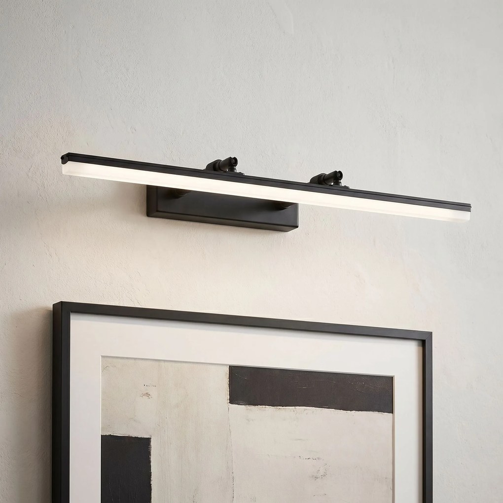 Toolight Rea, Koupelnové nástěnné LED svítidlo APP1879-1W 60cm BLACK, OSW-66034