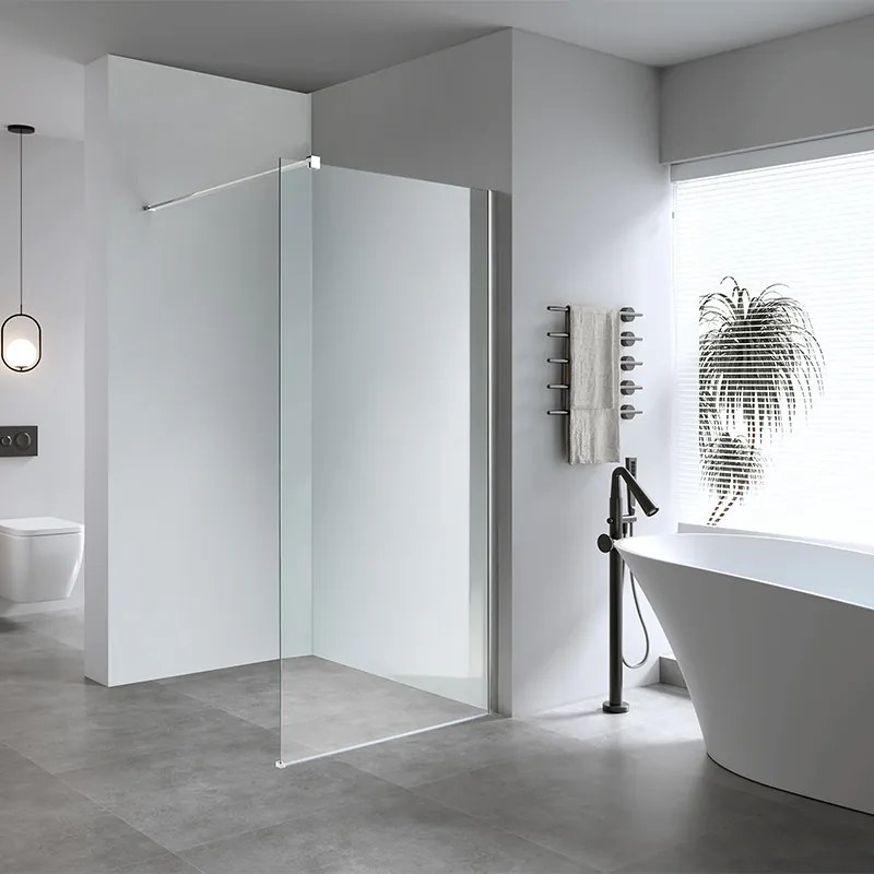 BPS-koupelny Sprchová zástěna Walk-in HYD-WI07 100 chrom - bez vaničky