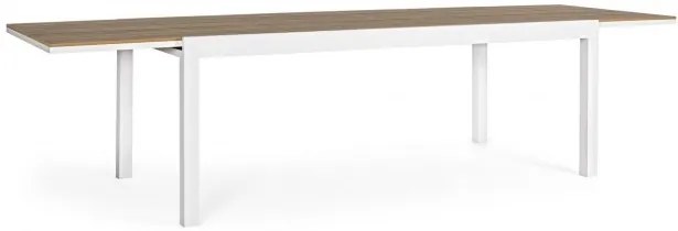BIZZOTTO Rozkládací jídelní stůl ELIAS 200x95 cm bílý