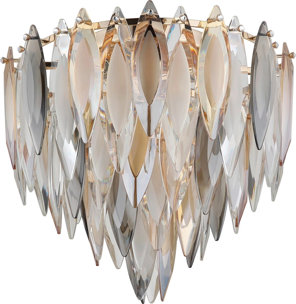 XXXLutz KŘIŠŤÁLOVÉ STROPNÍ SVÍTIDLO, 42/37 cm - Stropní svítidla - 004558472502