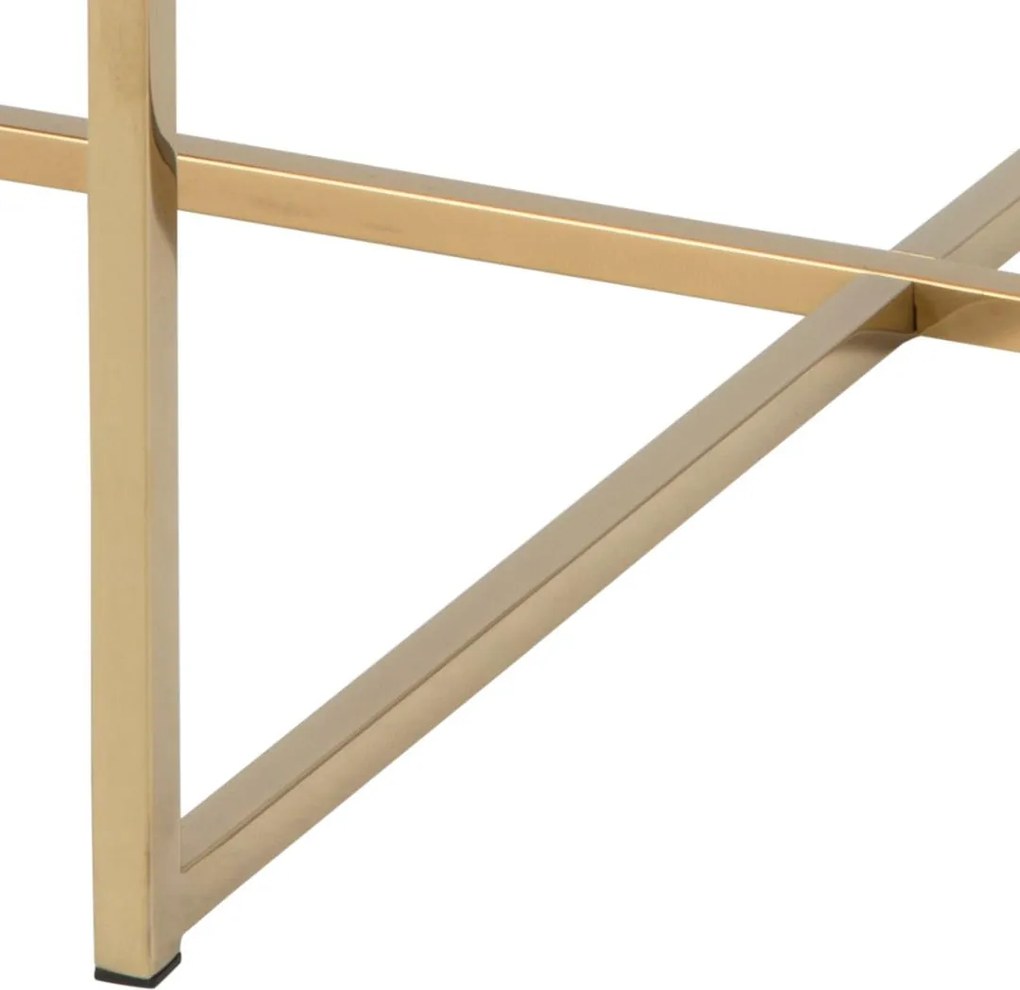 ACTONA Kulatý konferenční stolek ALISMA bílý ⌀80 cm