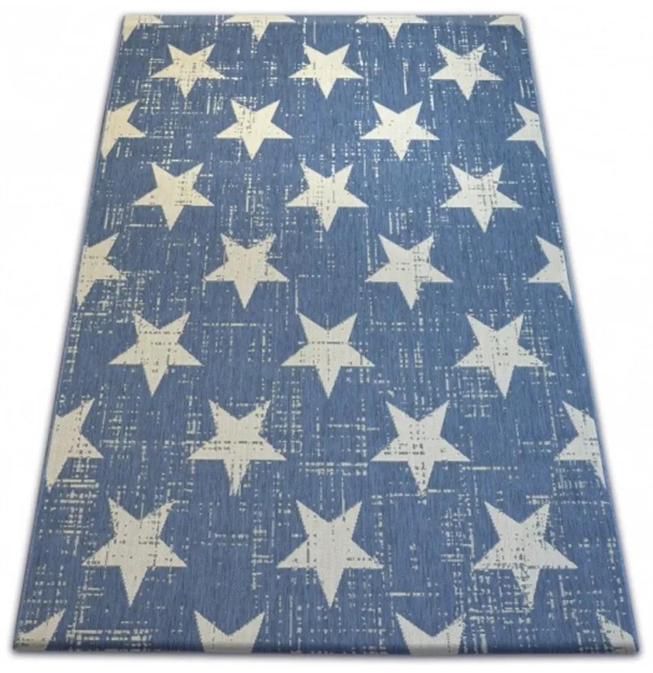 Kusový koberec Stars modrý, Velikosti 120x170cm