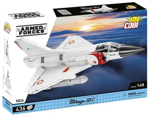 COBI 5826 Cold War Mirage IIIC ver 2, 1:48, 436 kostek