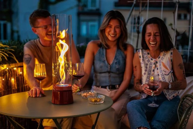 Höfats Stolní SPIN AIR Tornádo 900 na tekutý bioetanol Barva: Lesklá zelená