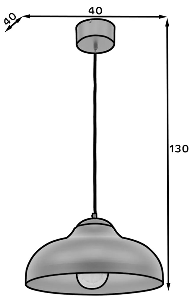 Eltap Moderní závěsné osvětlení Desolo 1, 40x130x40cm