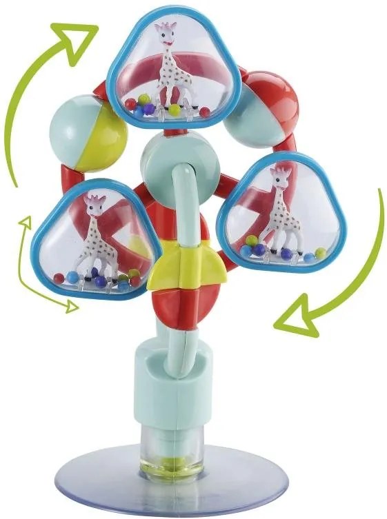 Interaktivní hračka vulli aktivity centrum s přísavkou