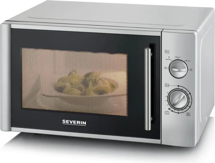 Severin MW 7772 - Mikrovlnná trouba 900W/230V 28 l nerez/černá