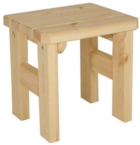 Gaboni Darina 55589 Zahradní dřevěná stolička - bez povrchové úpravy
