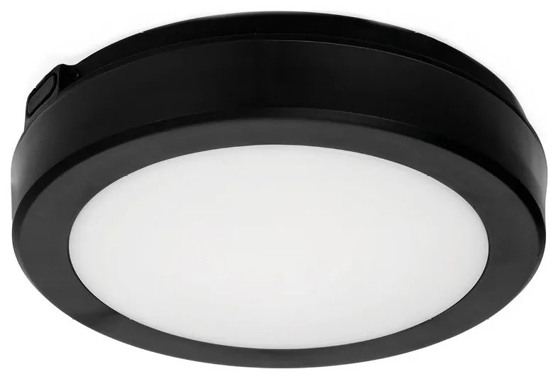 LED Koupelnové stropní svítidlo se senzorem NAIROS LED/12W/230V IP65 černá + DO