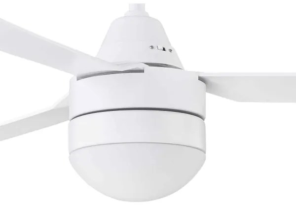 BAYSIDE 531016 - Stropní ventilátor MEGARA 2xE14/15W/230V bílá + DO