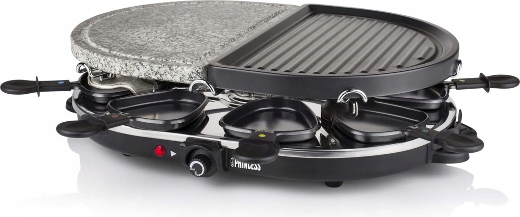Princess 162710 Raclette gril Stone Party 8