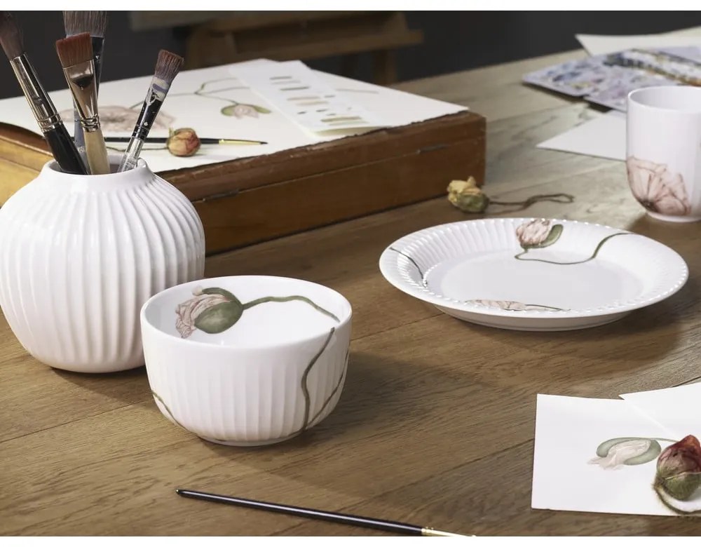 Bílá porcelánová miska Kähler Design Hammershøi Poppy, ø 12 cm