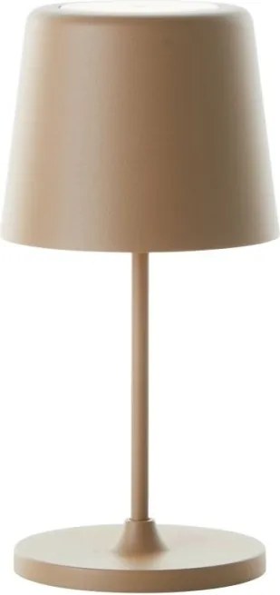 Brilliant G90939/18 Venkovní AKU stolní lampa KAAMI cappuccino USB-C