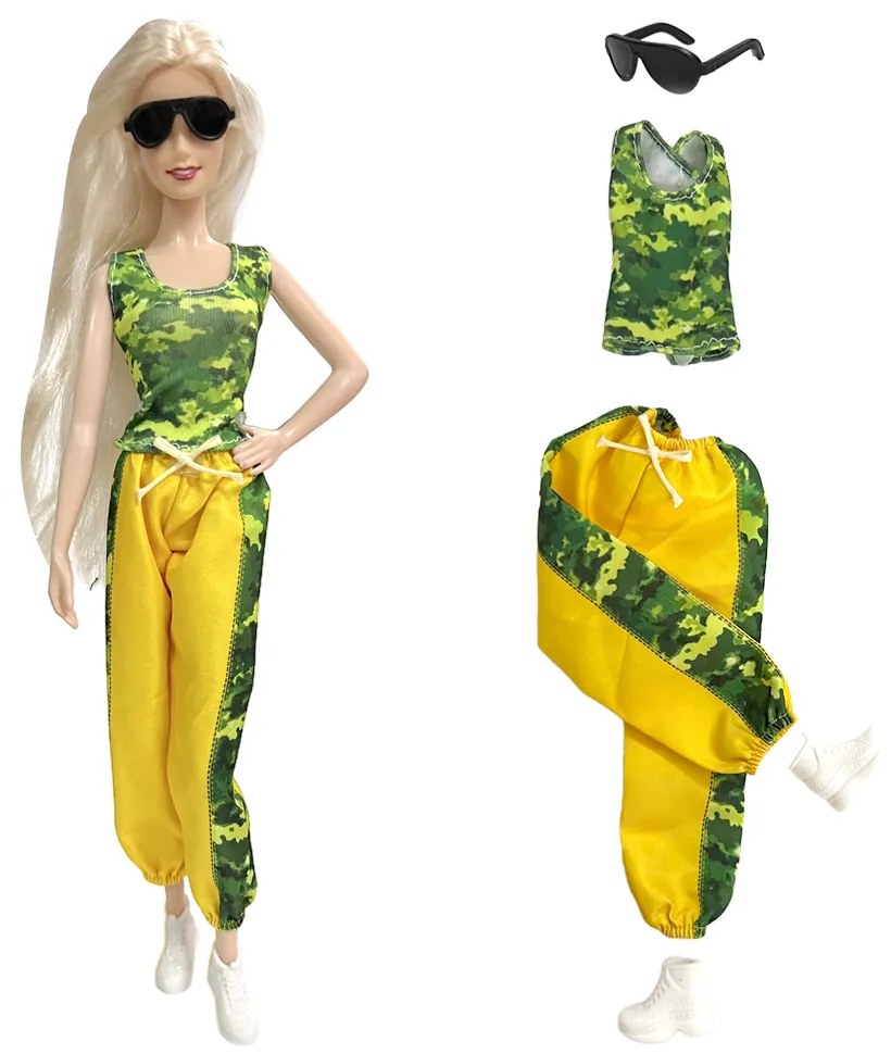 Šatičky pro panenku Barbie - zimní outfit (30 cm) Barva: R