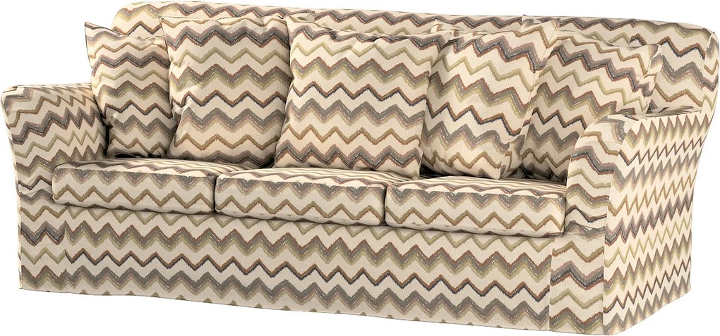 Potah na pohovku IKEA Tomelilla 3-místná nerozkládací barva béžová látka pletený vzor, vzorované