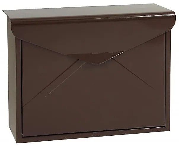 Poštovní schránka RICHTER BK57 (BÍLÁ, STŘÍBRNÁ, HNĚDÁ), Ocel hnědá, RICHTER hnědá