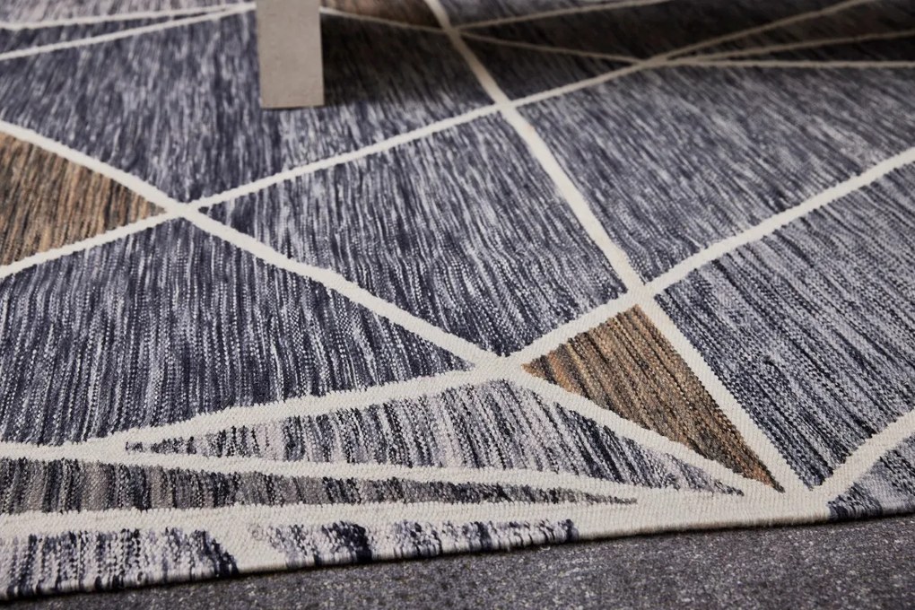 Diamond Carpets India, Ručně vázaný kusový koberec DaVinci's Ermine DESP P93 Mix, 200x290, šedá, chodba / předsíň