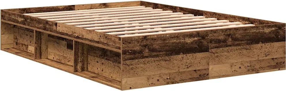 Rám postele bez matrace Staré dřevo 120x200cm Technické dřevo 3328834