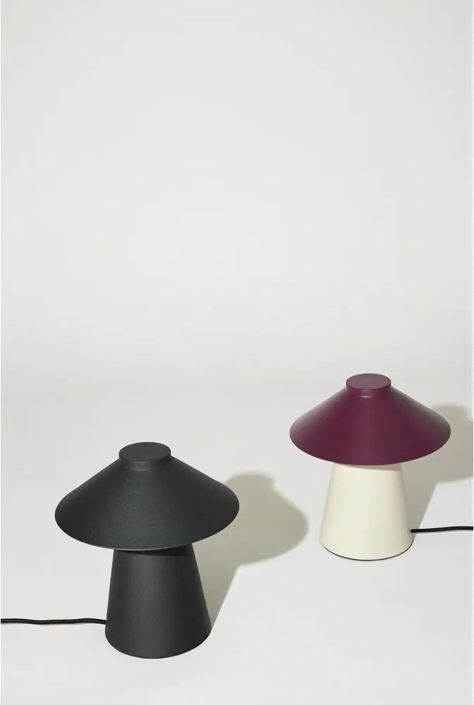 Černá kovová stolní lampa Chipper - Hübsch