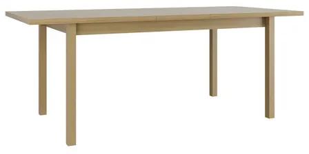 Rozkládací jídelní stůl se 6 židlemi AL03, Barva dřeva: ořech-L, Potah: Kronos 7