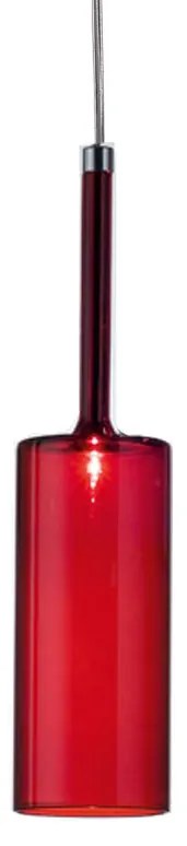 Axo light SPSPILLPRSCRG4L Spillray P, závěsné svítidlo z červeného skla, LED 1,5W G4 prům. 8cm