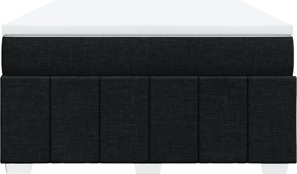 Box spring postel s matrací černá 140 x 190 cm textil 3285472