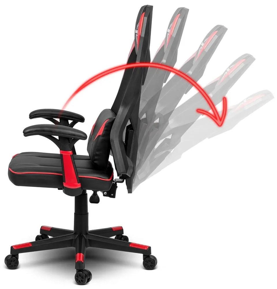 Global Income s.c. Herní židle Shiro - černá/červená