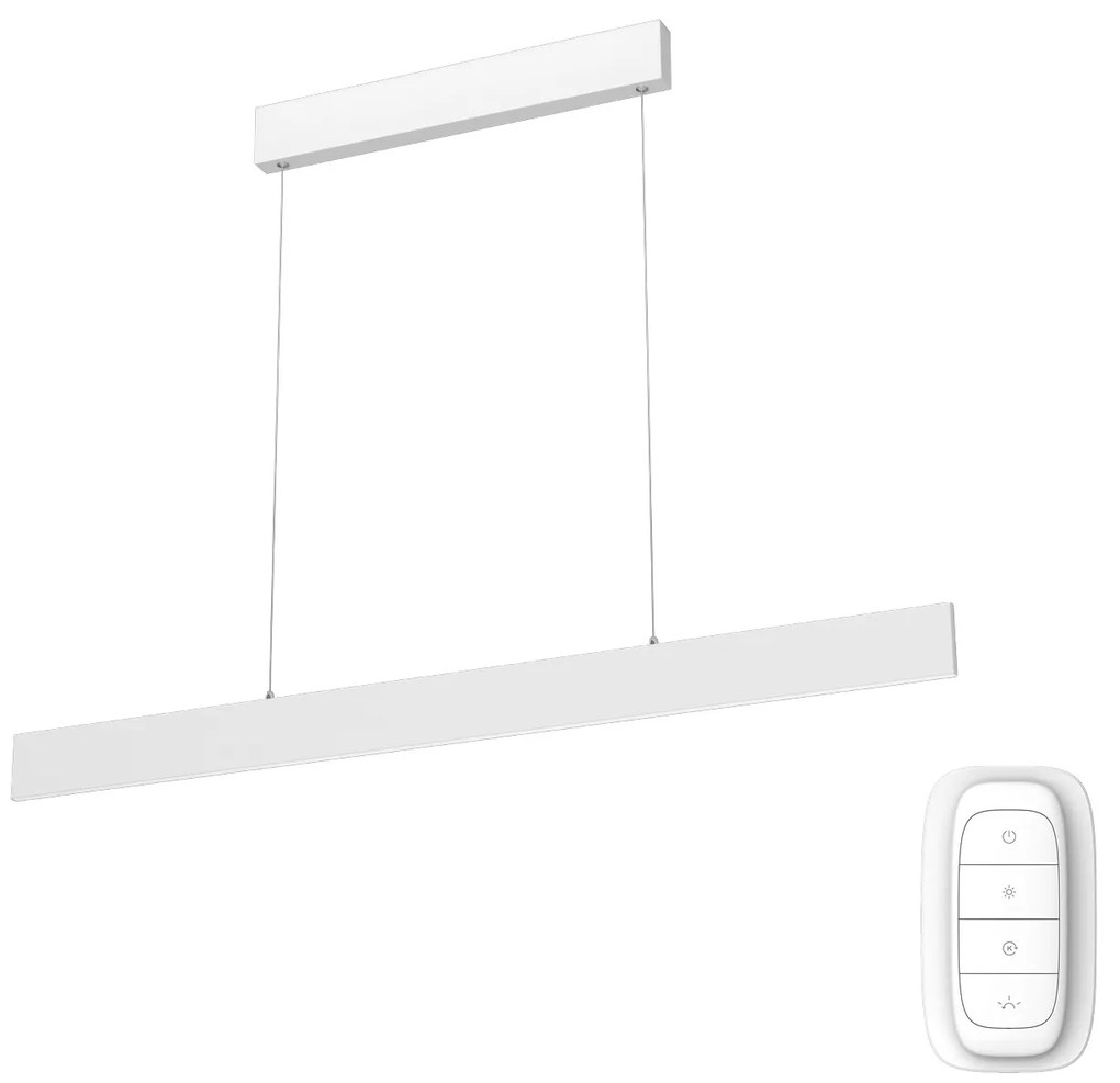 Immax NEO LISTON Smart závěsné svítidlo 118cm 18W bílé Zigbee 3.0, rozbaleno