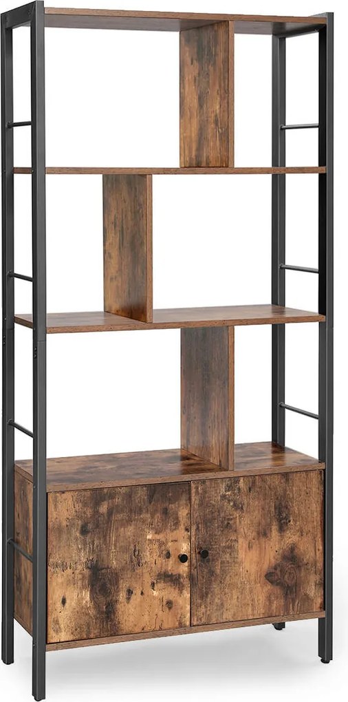 XXXLutz REGÁL NA DOKUMENTY, hnědá, černá, 74/154,5/30 cm Boxxx - Online Only kancelářský nábytek - 002543000111